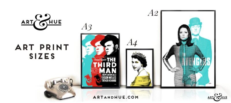 Framing Guide - A2, A3, & A4 Frame Size Guide - Art Prints | Art & Hue