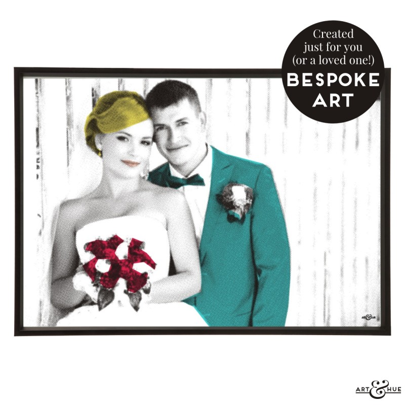 Bespoke Wedding Art - Stylish Pop Art Prints - Bespoke Art | Art & Hue