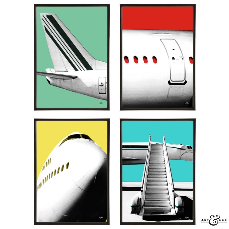 Airplane Group - Stylish Pop Art - Bespoke & Custom Art | Art & Hue