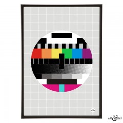 TV Test Card - Stylish Pop Art - Bespoke & Custom Art | Art & Hue
