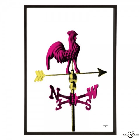 Retro Kitsch Garden Weathervane - Graphic Pop Art | Art & Hue