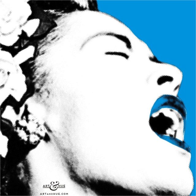 Billie Holiday - Jazz Icons Pop Art - Stylish pop art | Art & Hue