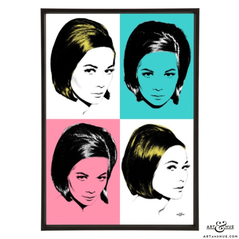 Mod Hair Pop Art prints by Art & Hue - Stylish Pop Art | Art & Hue