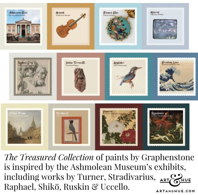 The Treasured Collection Paints | Graphenstone & Ashmolean | Art & Hue