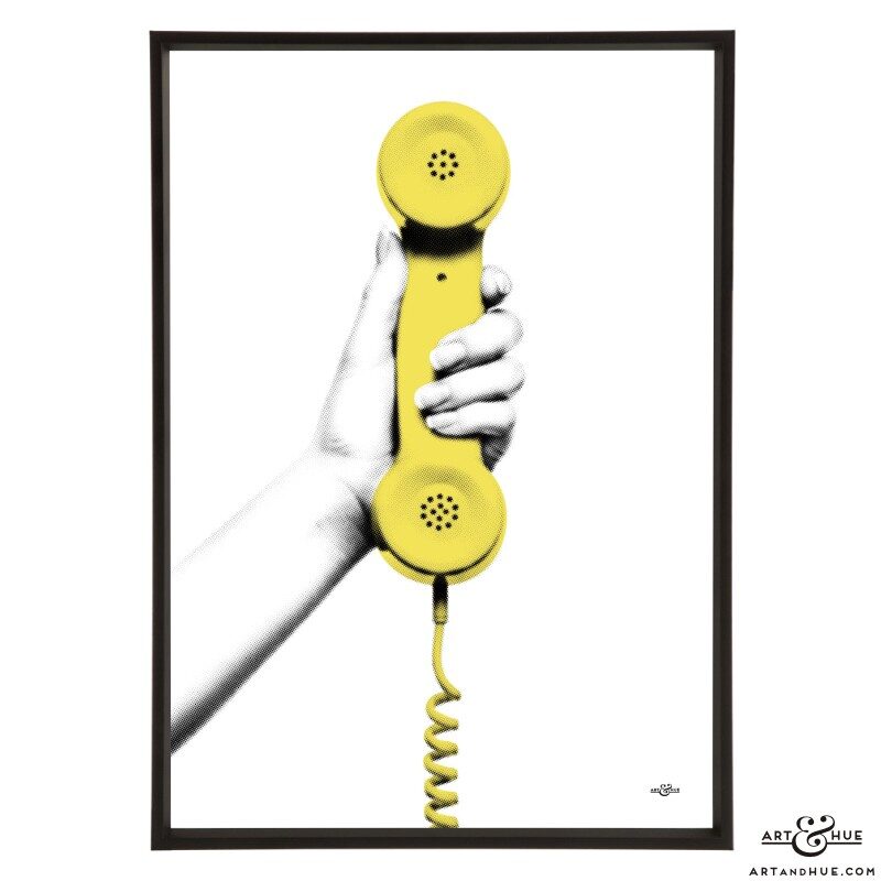 Telephone Handset | Stylish Pop Art | Art & Hue
